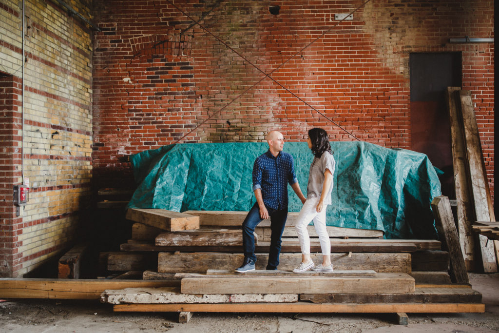 Evergreen Brick Works Engagement Pictures