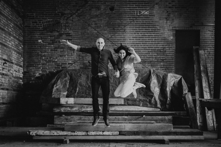 Evergreen Brick Works Engagement Pictures