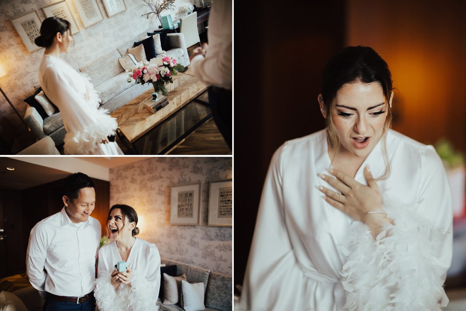 Chic & Modern Canoe Restaurant Wedding